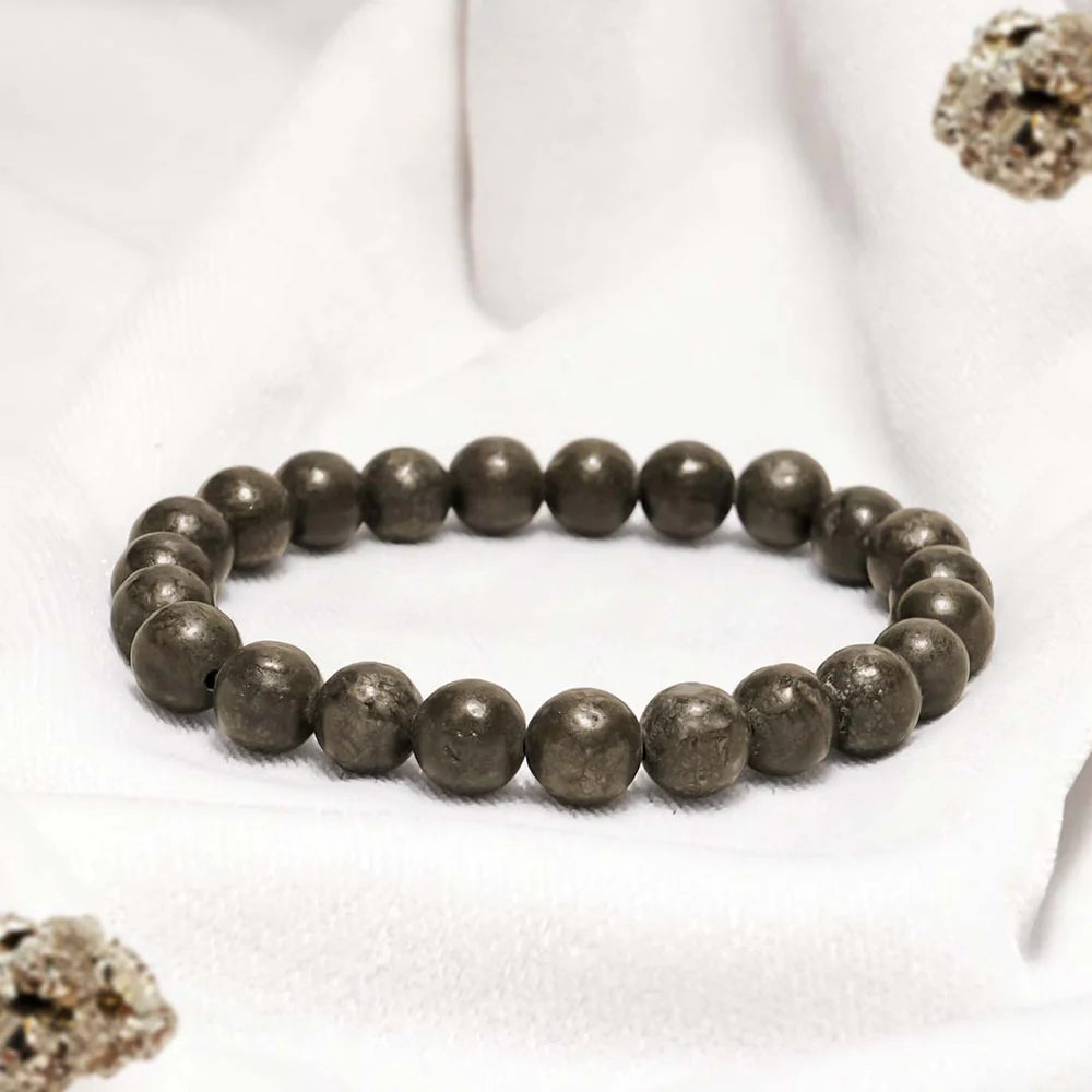 Natural Pyrite Bracelet – Stone Shine