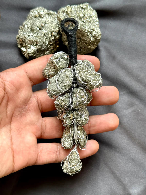 Pyrite Stone Hanging – Stone Shine